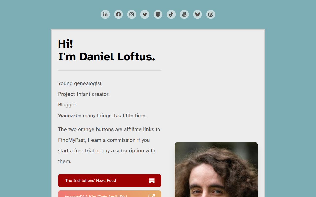 About - Daniel Loftus